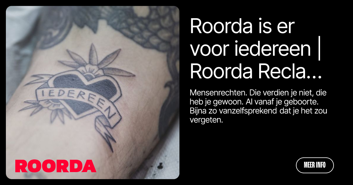 Roorda is er voor iedereen | Roorda Reclamebureau Amsterdam